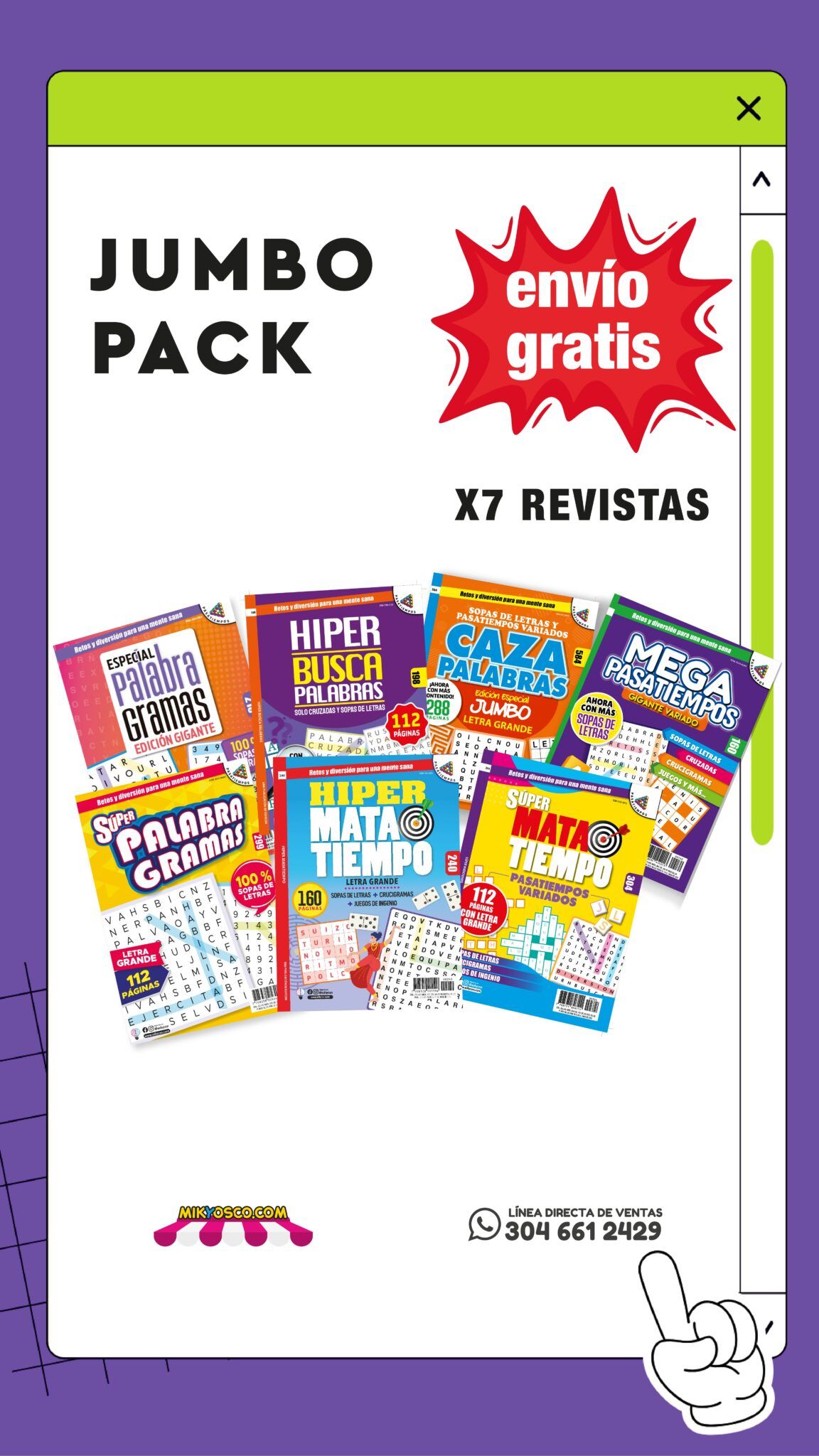 Jumbo Pack – Mi Kyosco – Kyosco virtual revistas pasatiempos ...